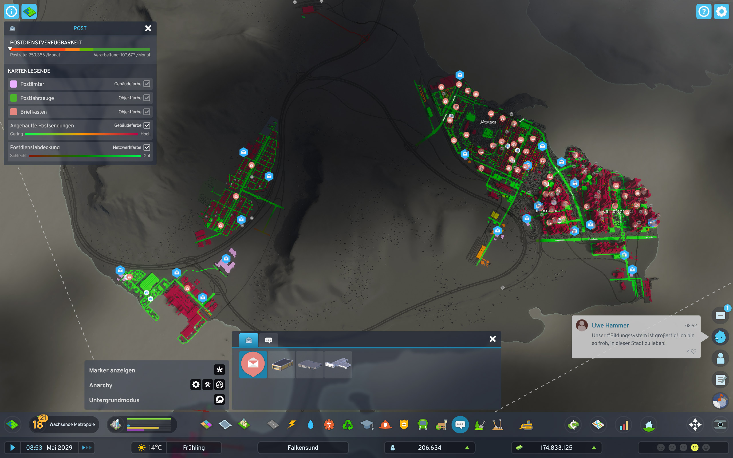 Fixed - Mail isn't getting delievered once Cargo Rail Station is built | Paradox Interactive Forums