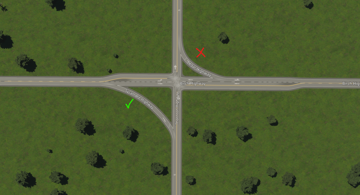 Testing exit/merging ramp length | Paradox Interactive Forums