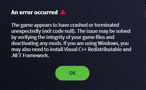 Game was crashing in loading screen and when I tried to fix it, it then ...