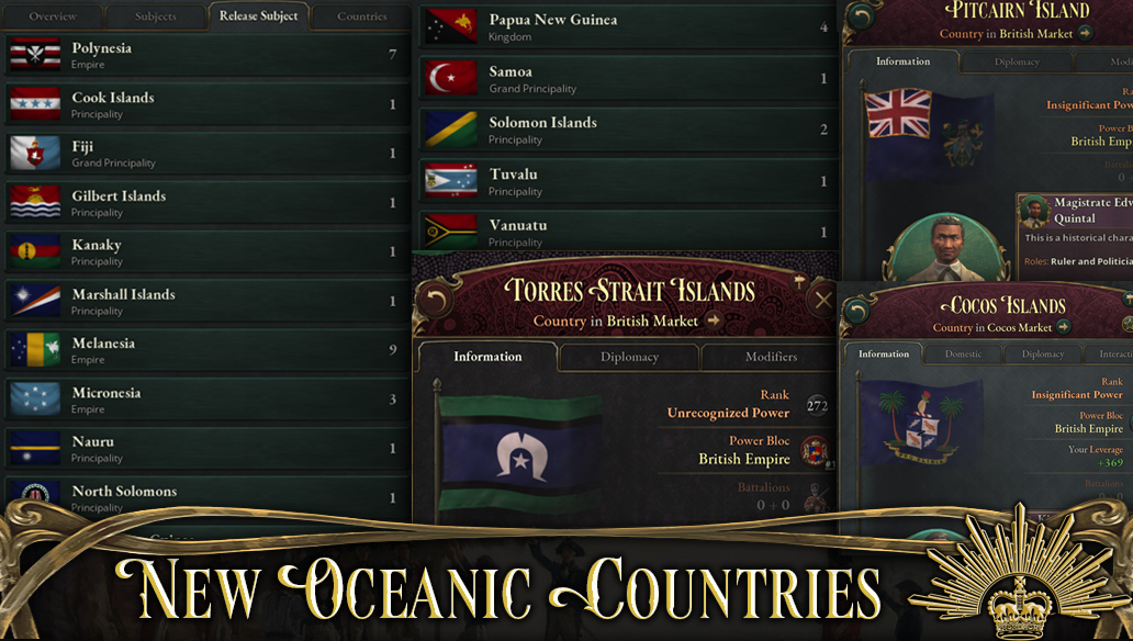 [MOD] Australia & New Zealand Flavor Pack | Page 3 | Paradox Interactive Forums