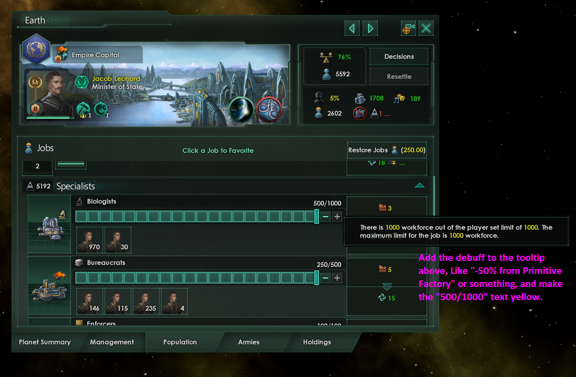 Stellaris - 3.99 - Population and Job math not adding up | Paradox Interactive Forums