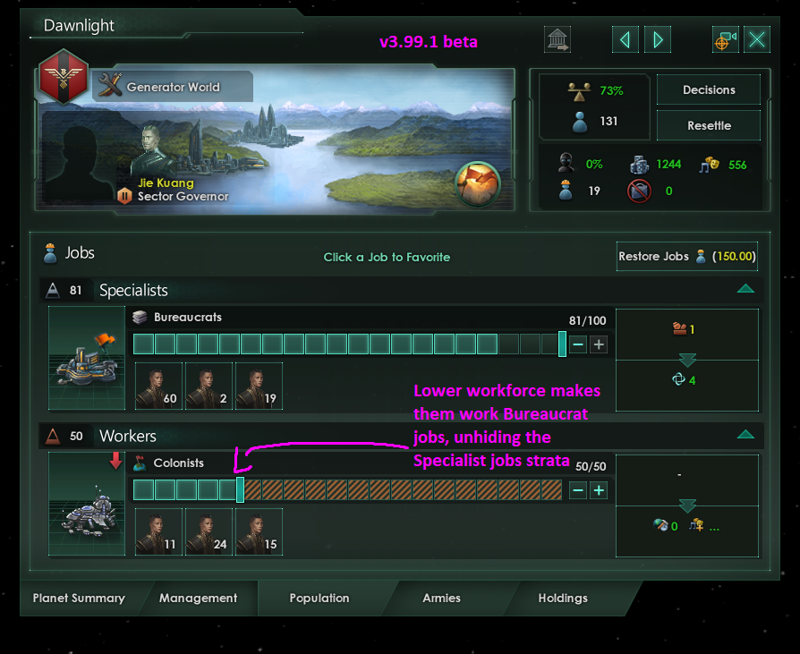Stellaris - 3.99.01 Unity Zone not providing Jobs | Paradox Interactive Forums