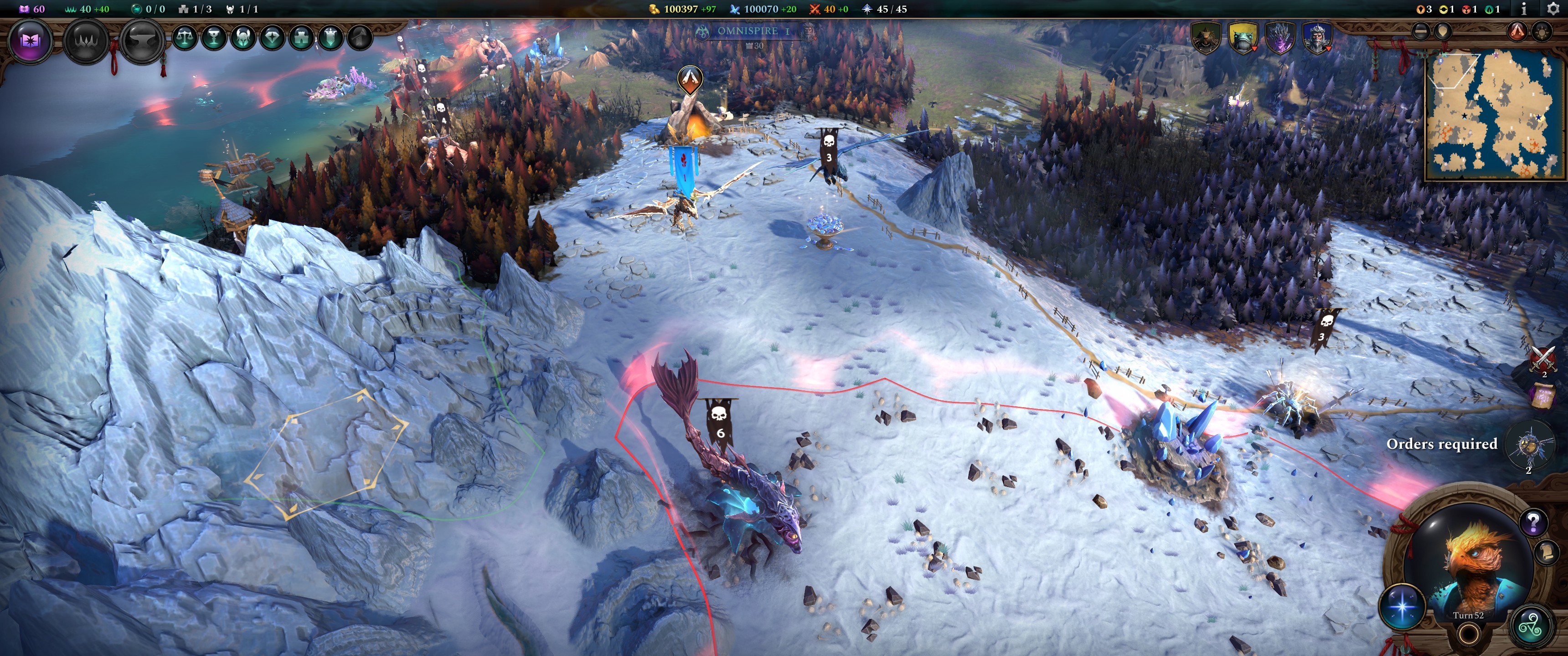 Ogre beta - Wyvern units and mounts are really small on the world map ...