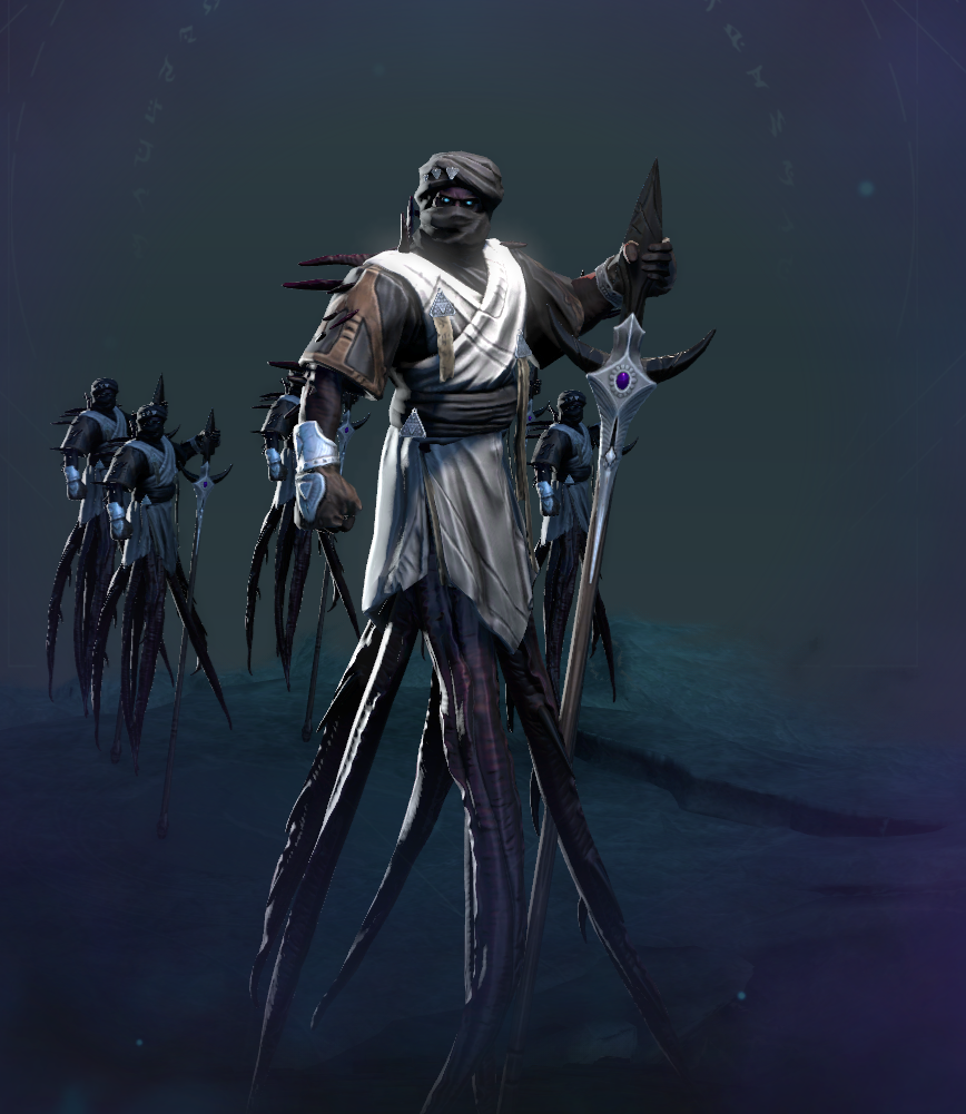 Ogre Beta: Polearm units with Gloom Strider Transformation hold Spears ...