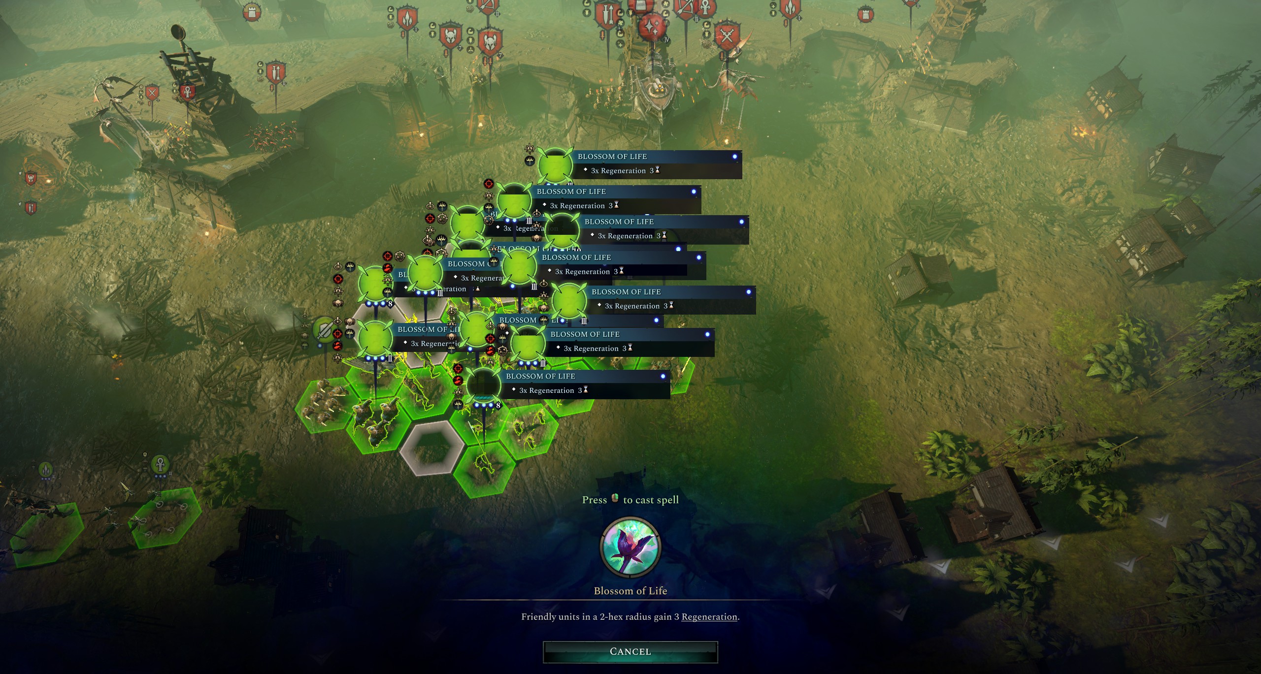 As Designed - UI minor issue - when casting AOE spell or targeting a ...