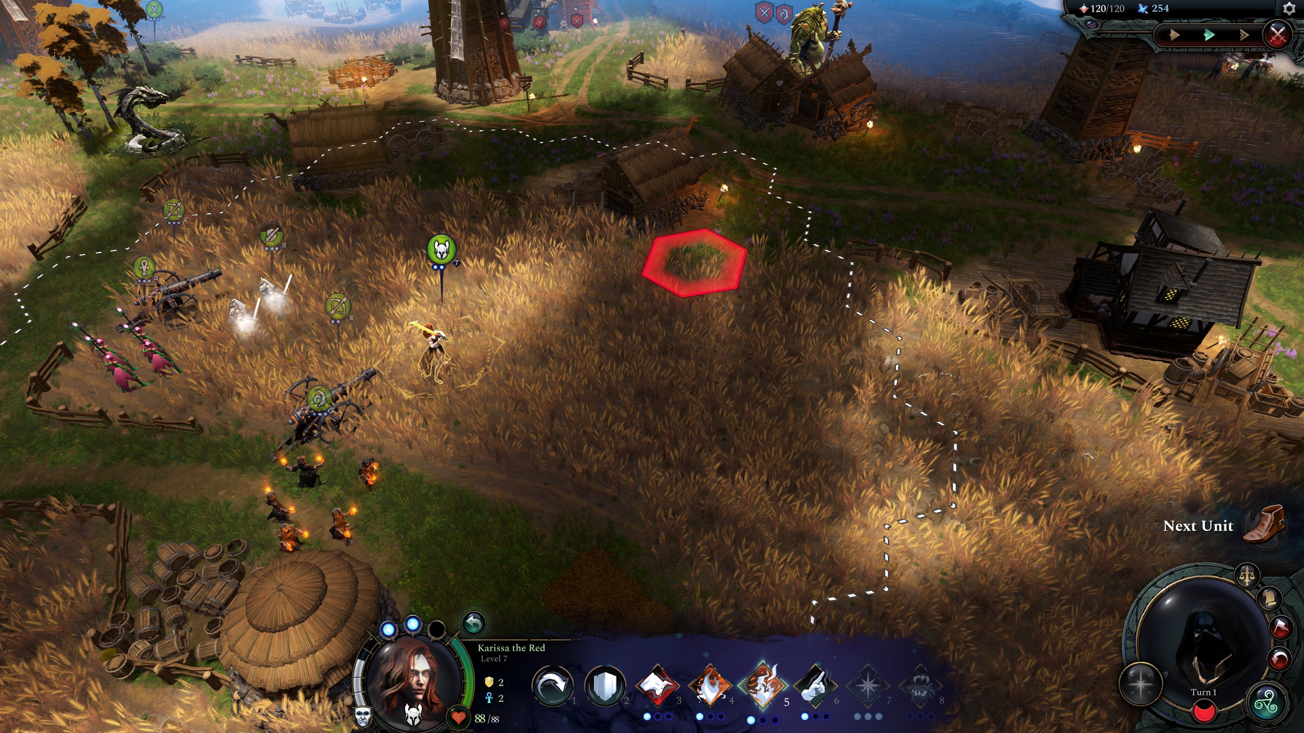 Confirmed - Fire Evocation does not show you a route to walk + range ...