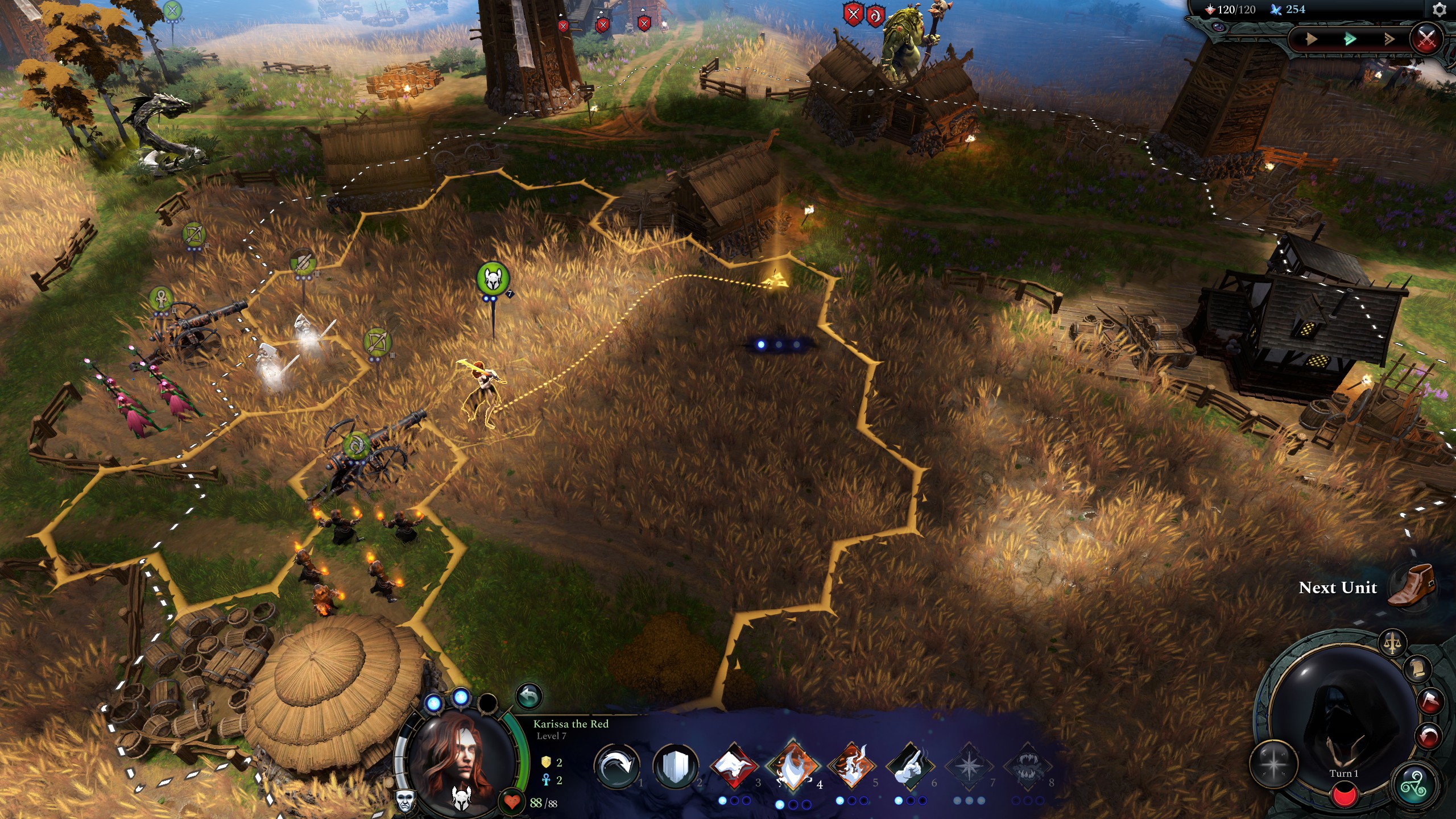 Confirmed - Fire Evocation does not show you a route to walk + range ...