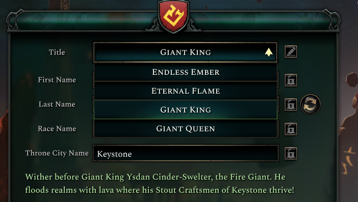 Confirmed - Endless Ember/Eternal Flame Fire Giant titles without ...