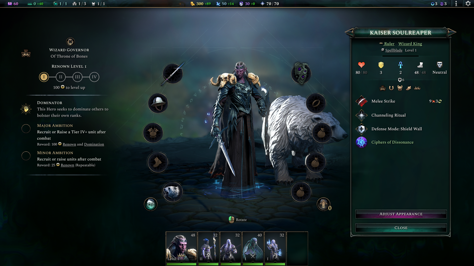 Not a Bug - Custom Wizard King Faction doesn't have racial traits ...