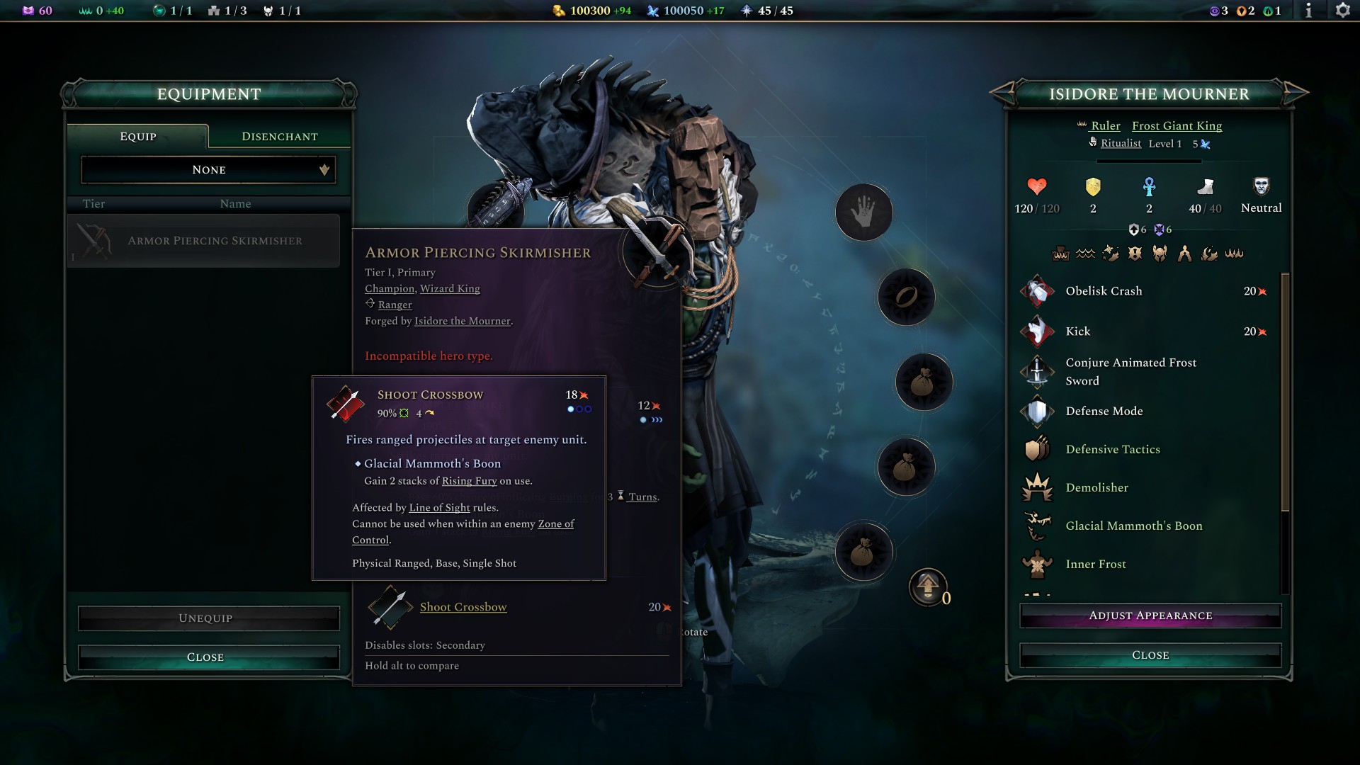 In Review - Attack modifiers do not display on secondary equipment abilities | Paradox ...