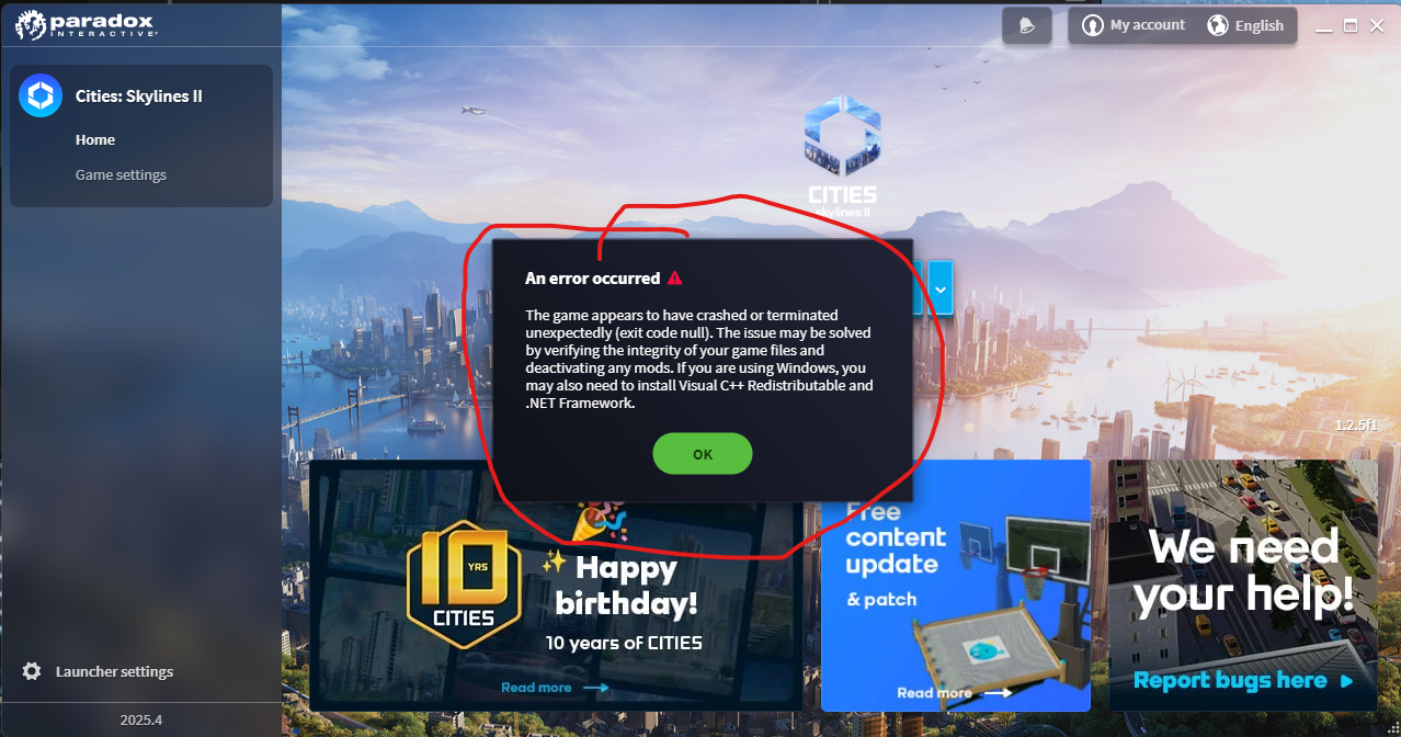 Issue loading game from paradox launcher v2 | Paradox Interactive Forums