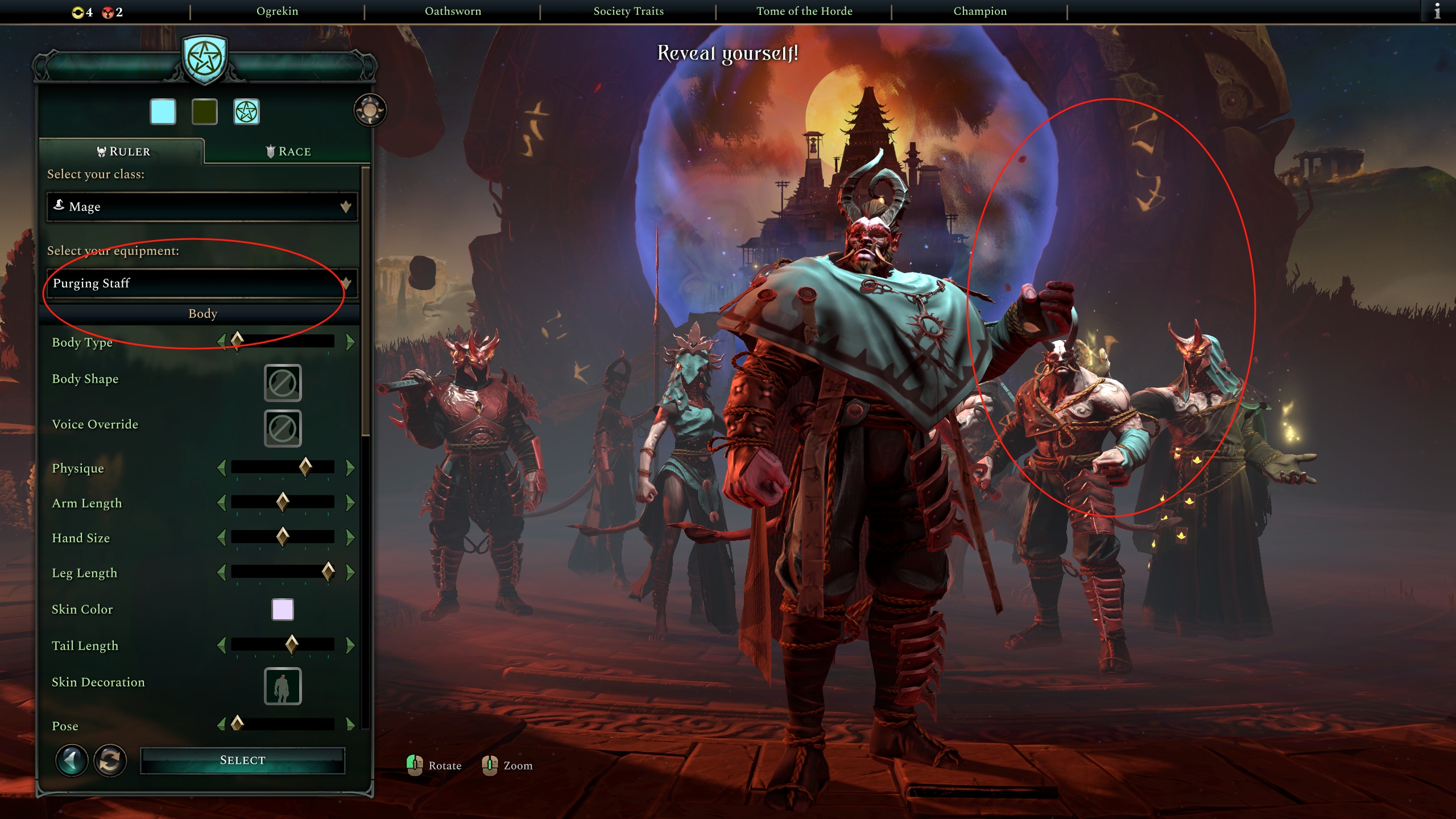 Confirmed - Start loadout item Purging Staff invisible | Paradox Interactive Forums