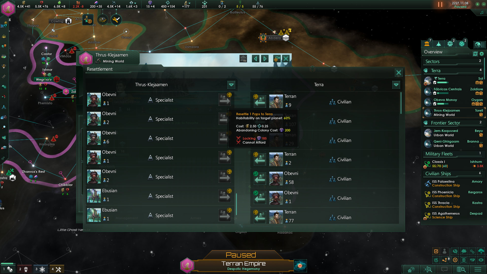 Stellaris - Cannot force abandon planet | Paradox Interactive Forums