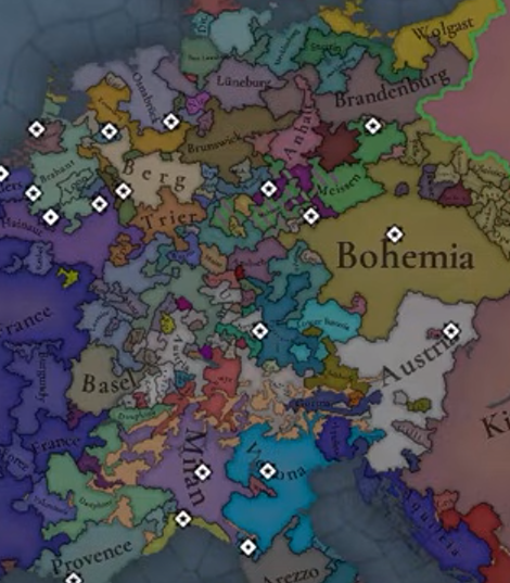 How the political map looks like after 100, 200, 300 and more in-game ...