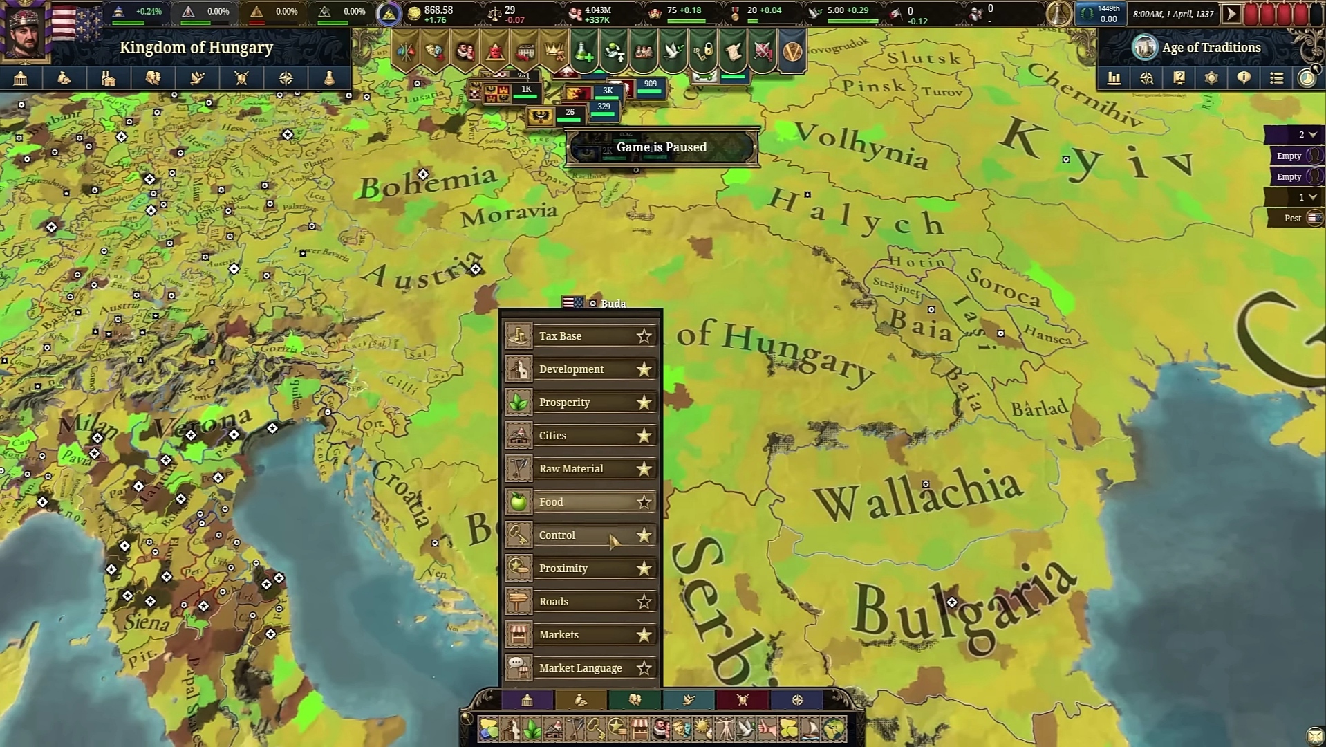 Is there a food map? | Paradox Interactive Forums