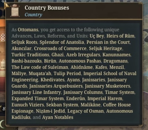 List of events/modifiers for nations and Ottoman suggestions: | Paradox Interactive Forums