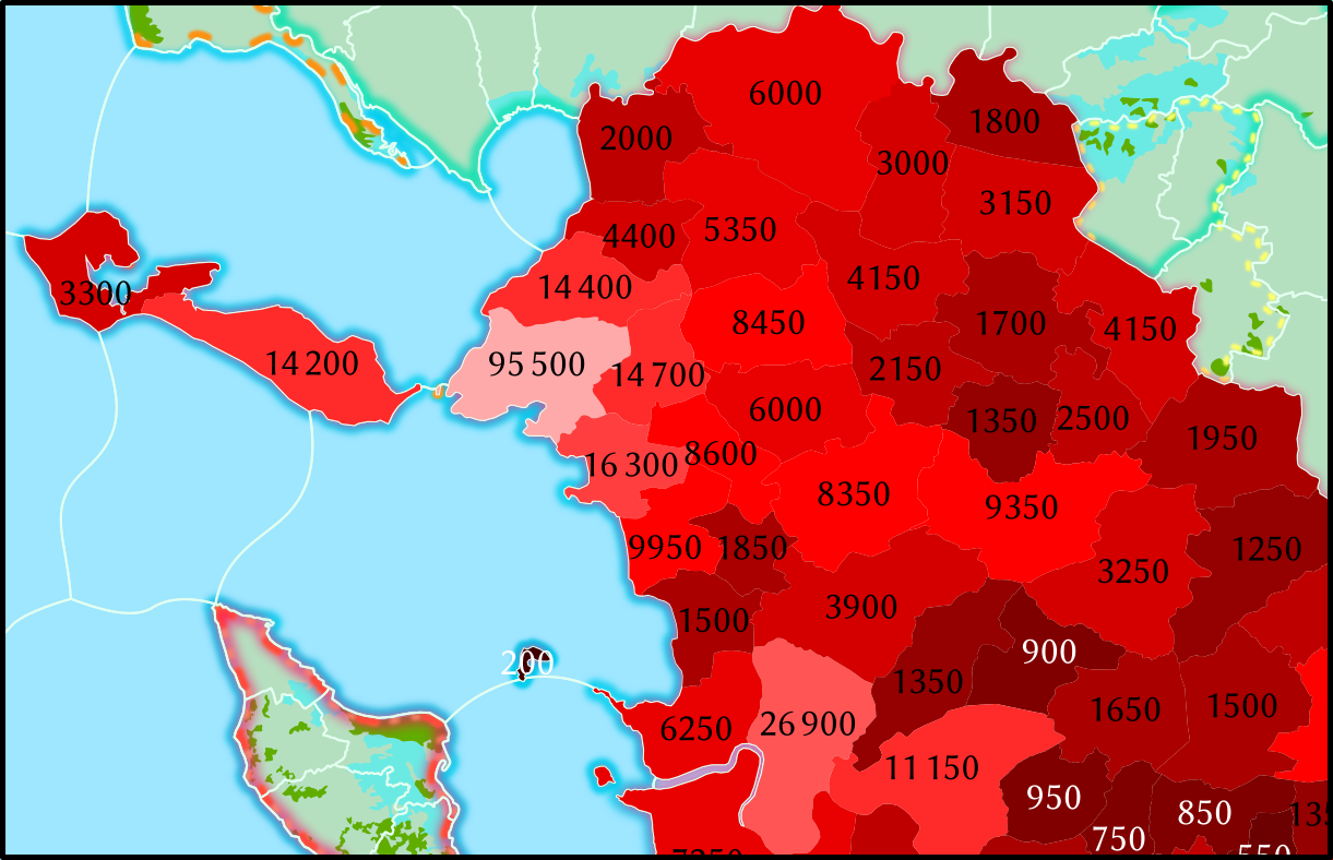 French regional map of Aunis - Saintonge | Paradox Interactive Forums