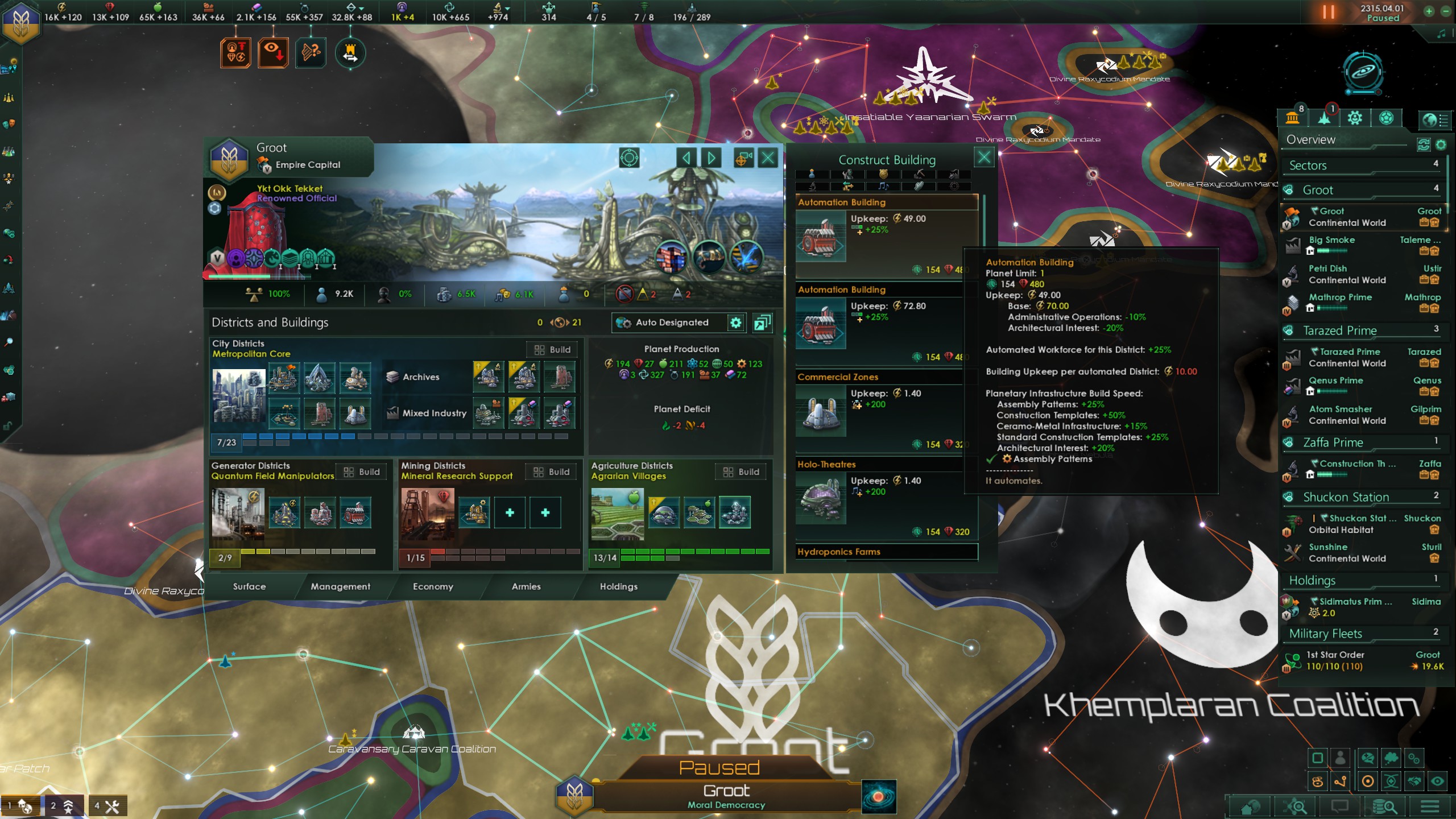 Agrarian Villages and automation (numbers are really weird) | Paradox ...