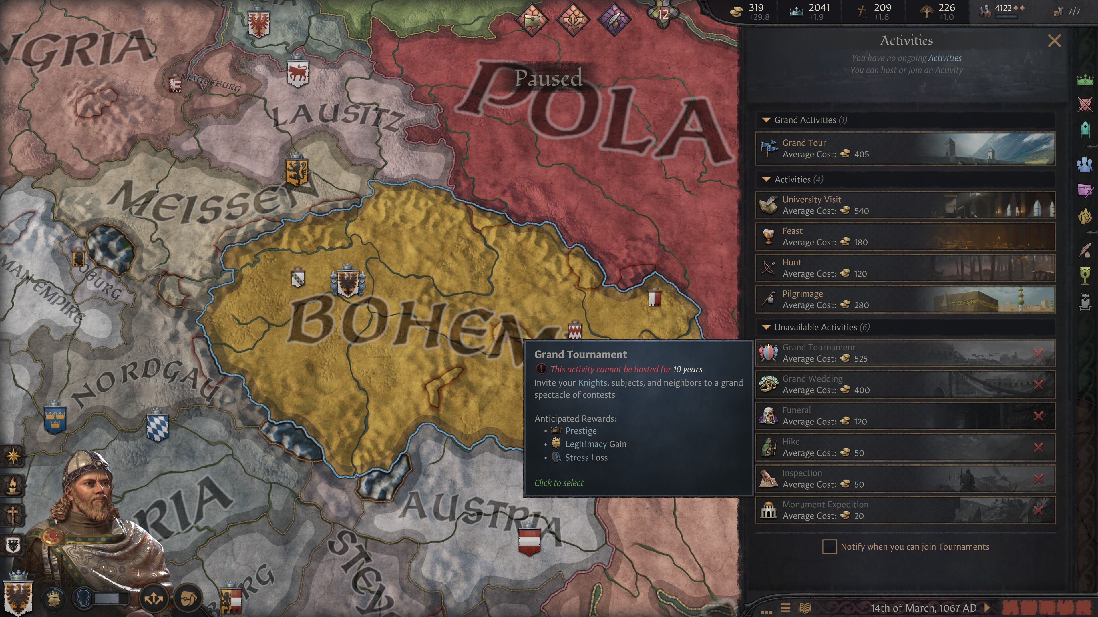 add activity cooldown directly on the activity tab | Paradox ...