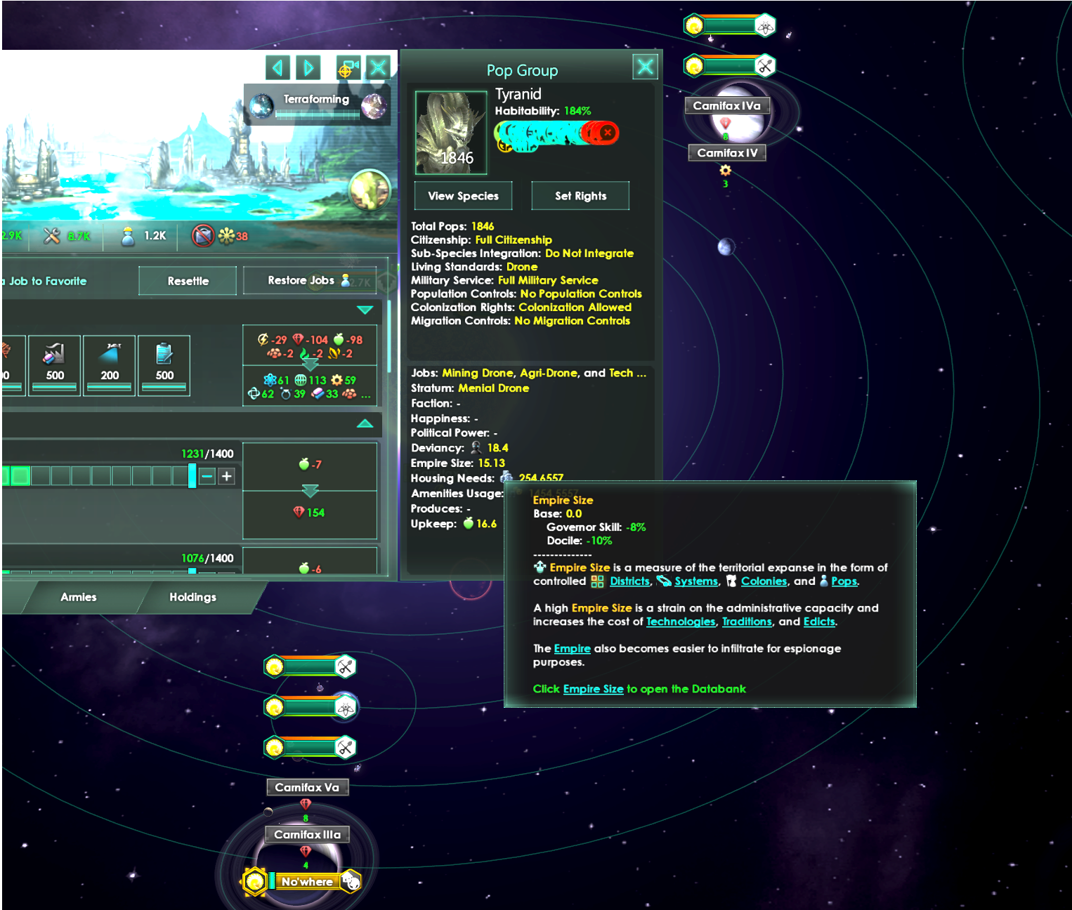 Stellaris - Chimeral Consiousness - 1% Pop Empire Size per trait doesn't work | Paradox ...