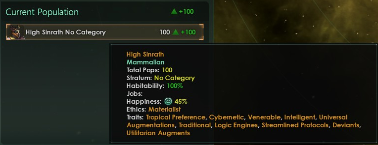 Stellaris - My Synapthic lathe contains civilians and produces only ...