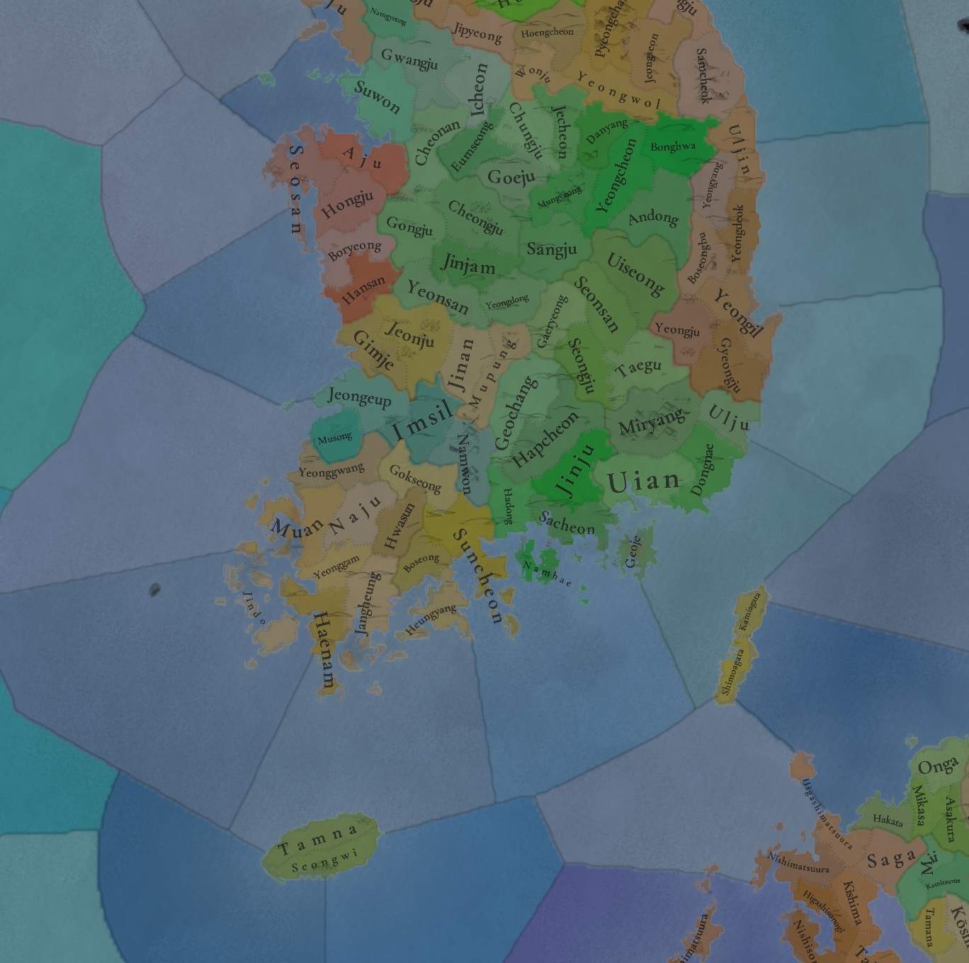Tinto Maps #24 Korea and Japan Feedback | Paradox Interactive Forums