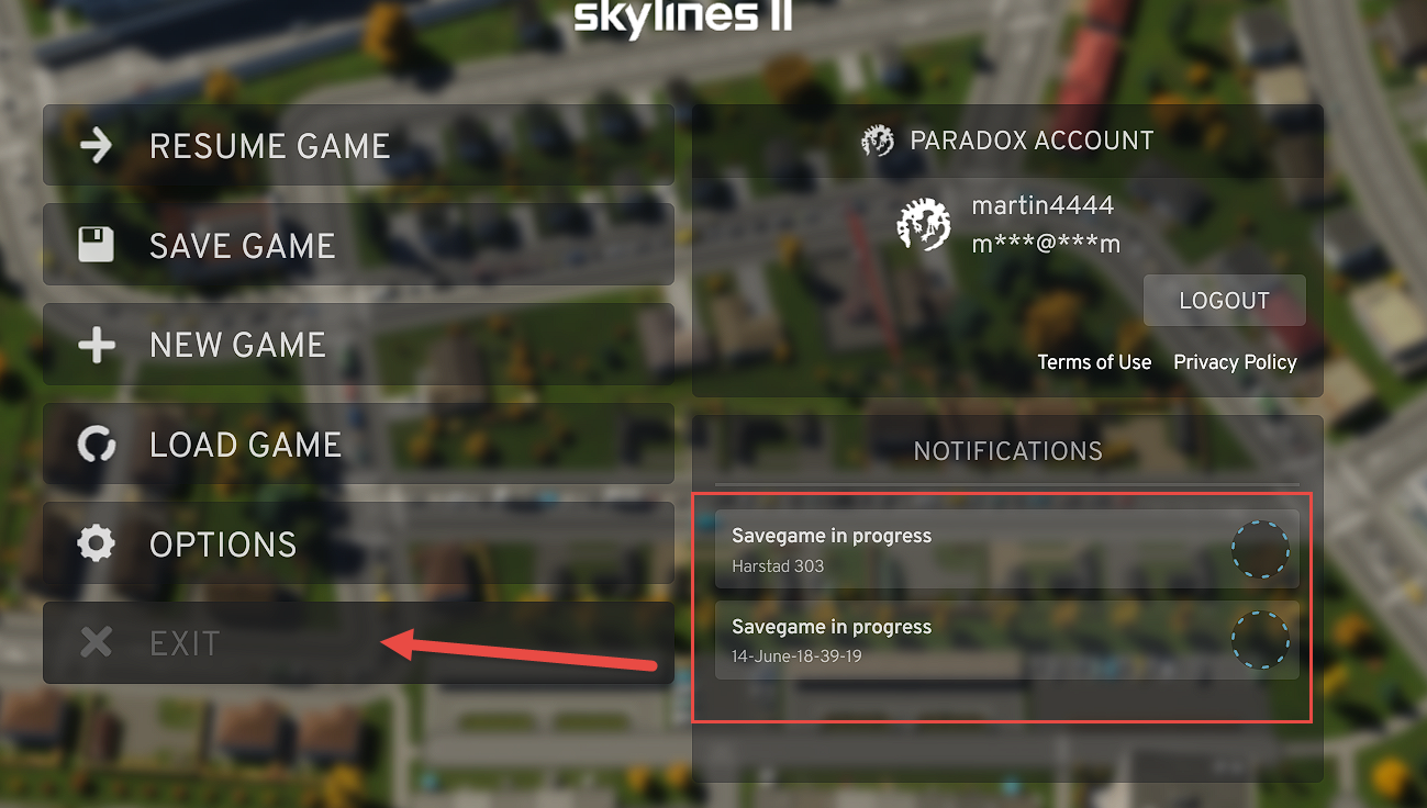 Fixed - Savegame in progress stuck forever which will corrupt the save ...