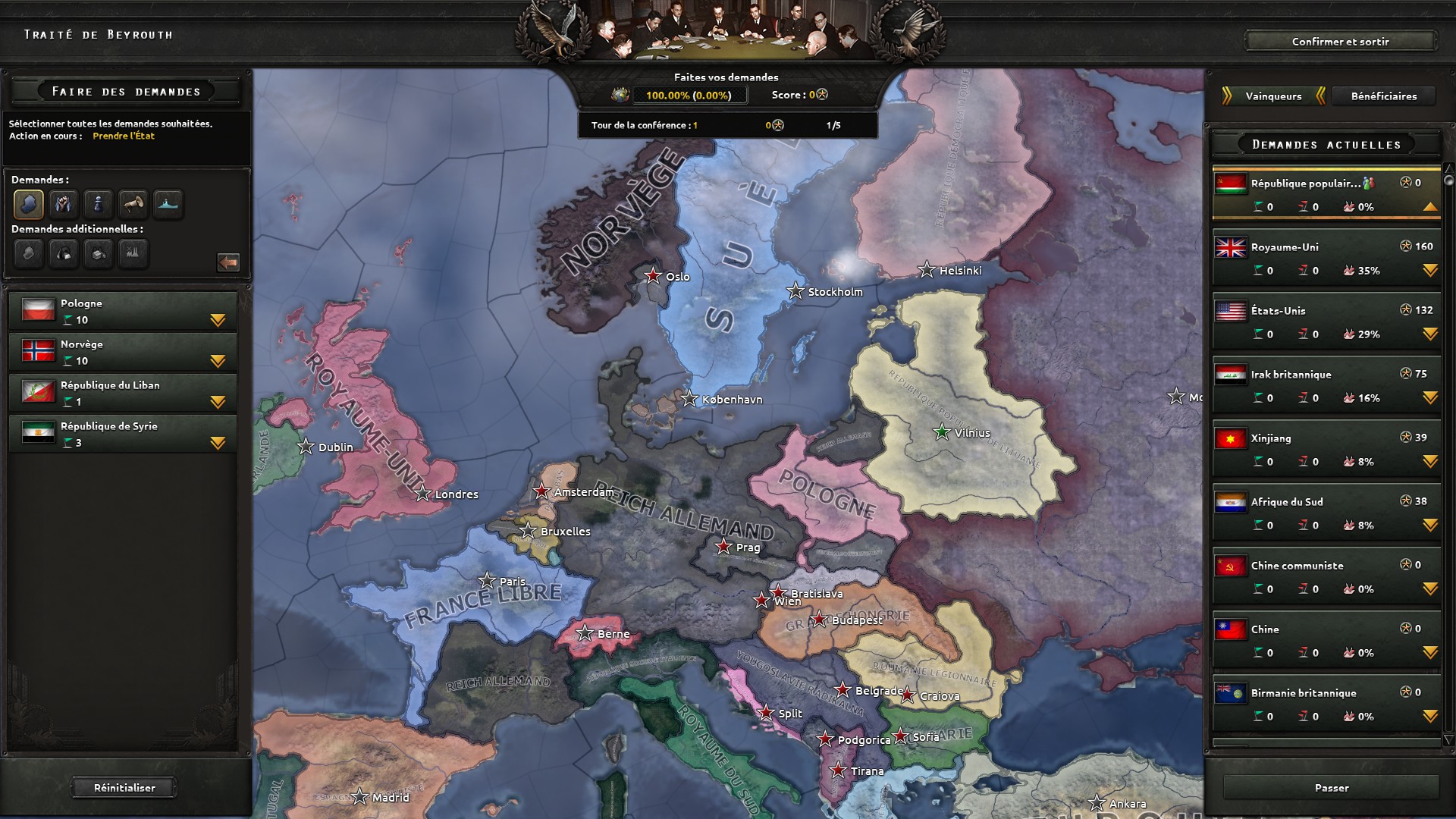 Some allies countries are capitulated by allies and Xinjiang during WW2 | Paradox Interactive Forums