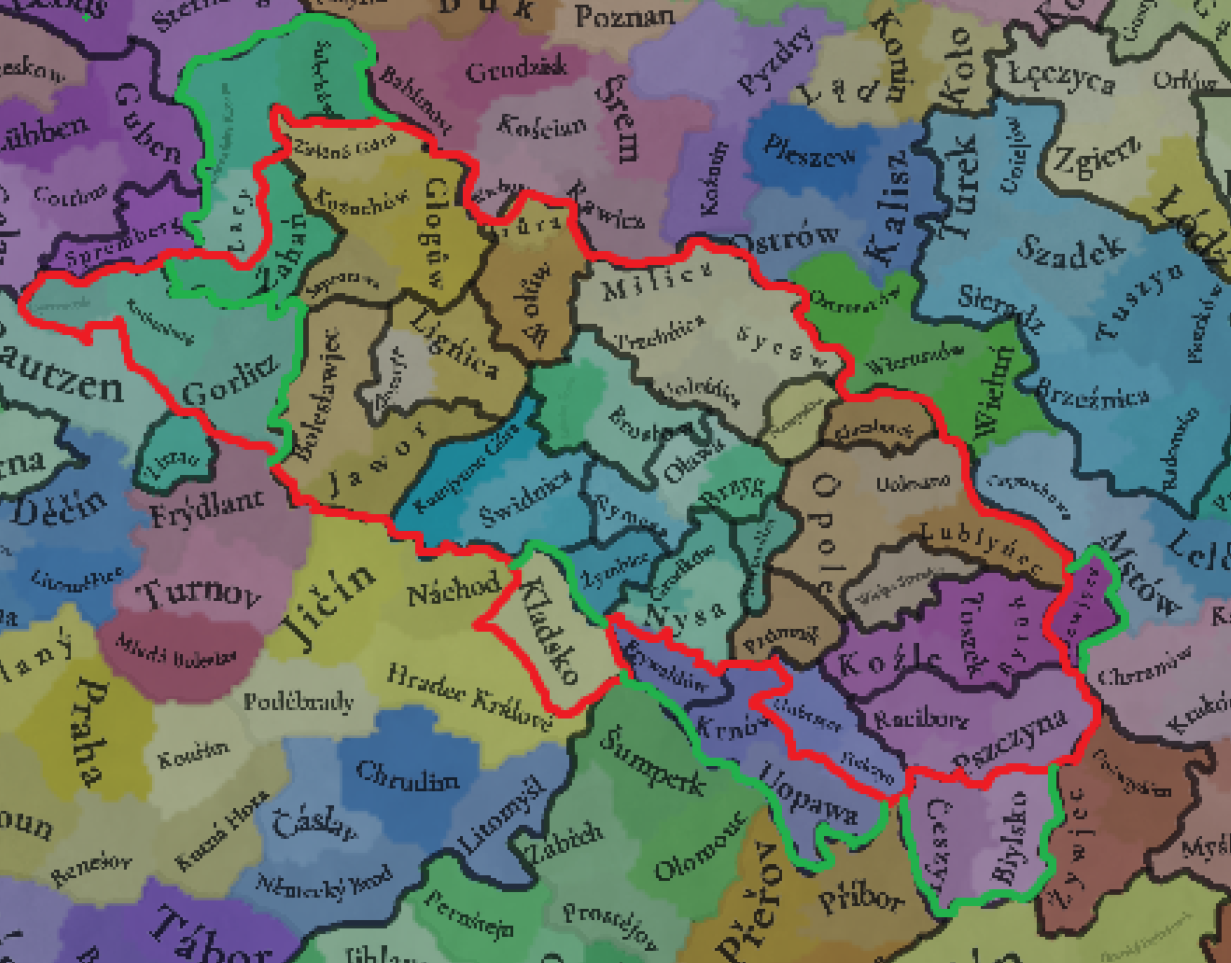 Silesia's borders (Looks like Silesia's back on the menu, boys ...