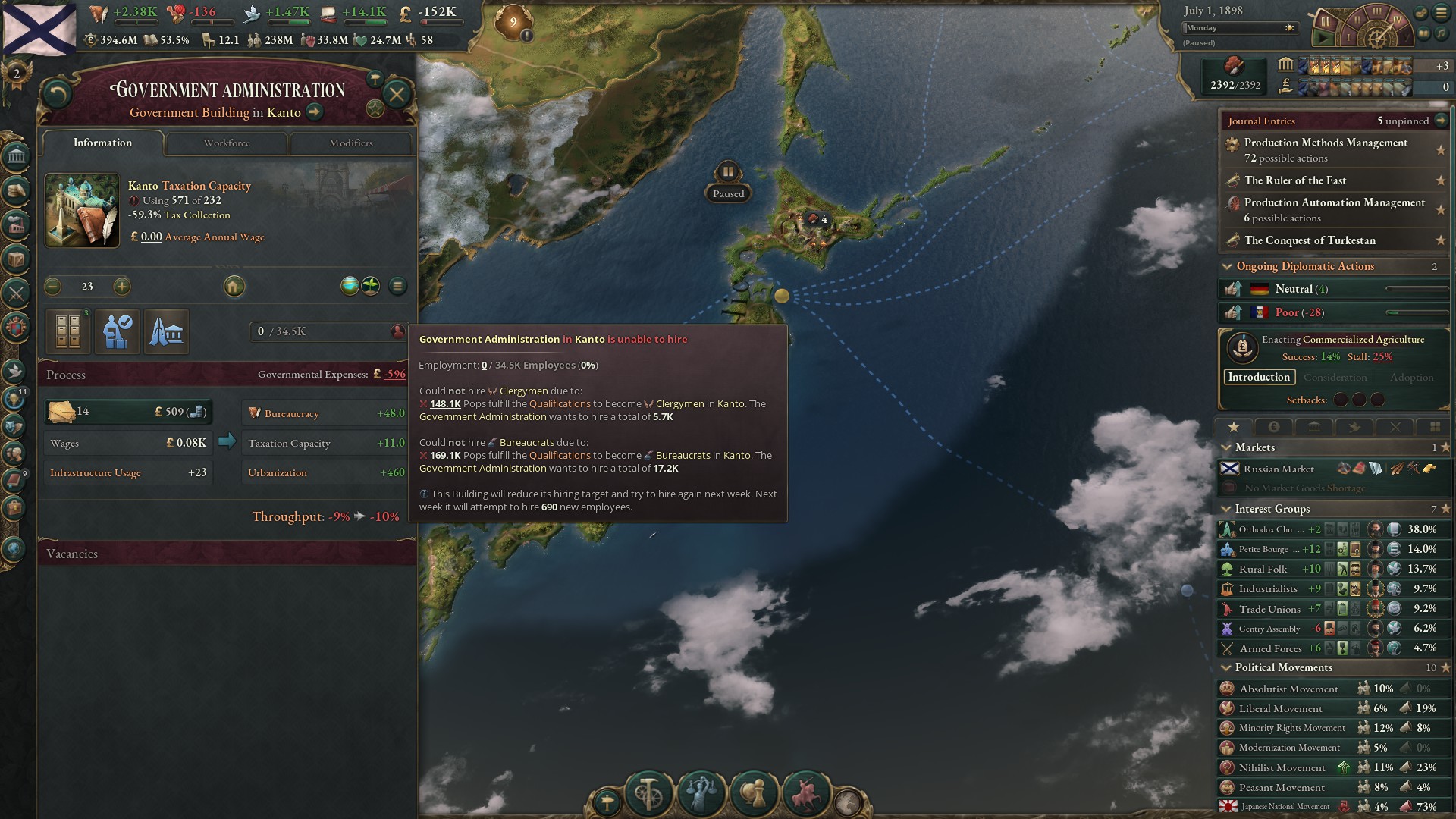 In Review - Hiring bug | Paradox Interactive Forums