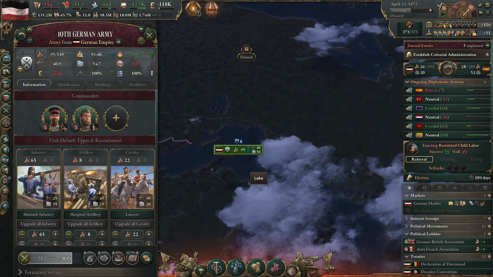 My big army stuck on Canadian lake | Paradox Interactive Forums