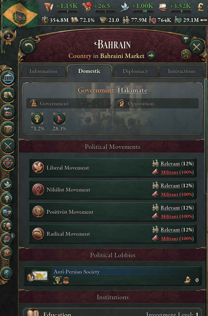 The Obligatory Vic3 Strange Screenshot Thread | Page 35 | Paradox Interactive Forums