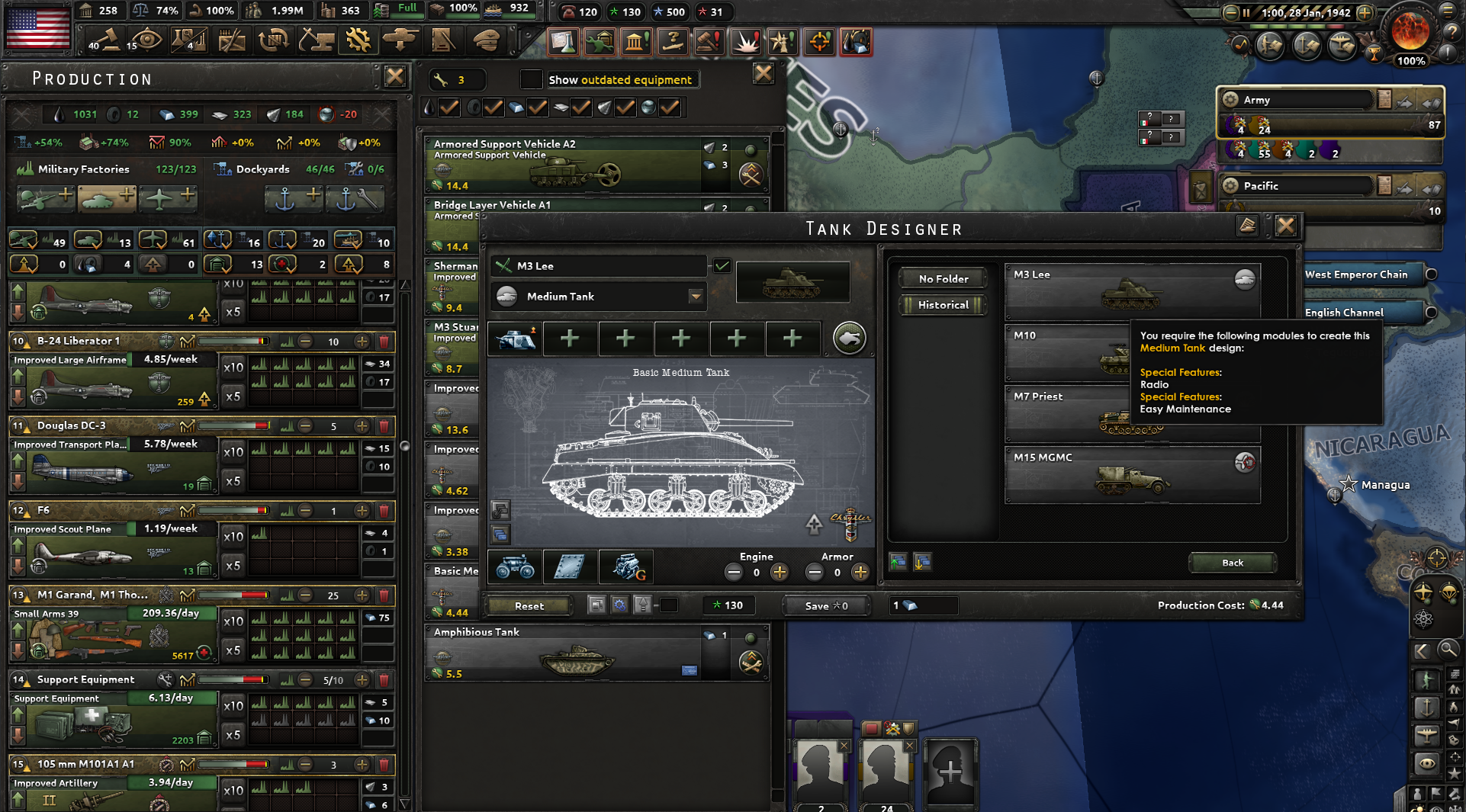 Why cant I build the Historicall M3 Lee and M4 Sherman? | Paradox ...