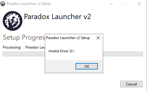 Paradox Launcher v2 Setup failed | Paradox Interactive Forums