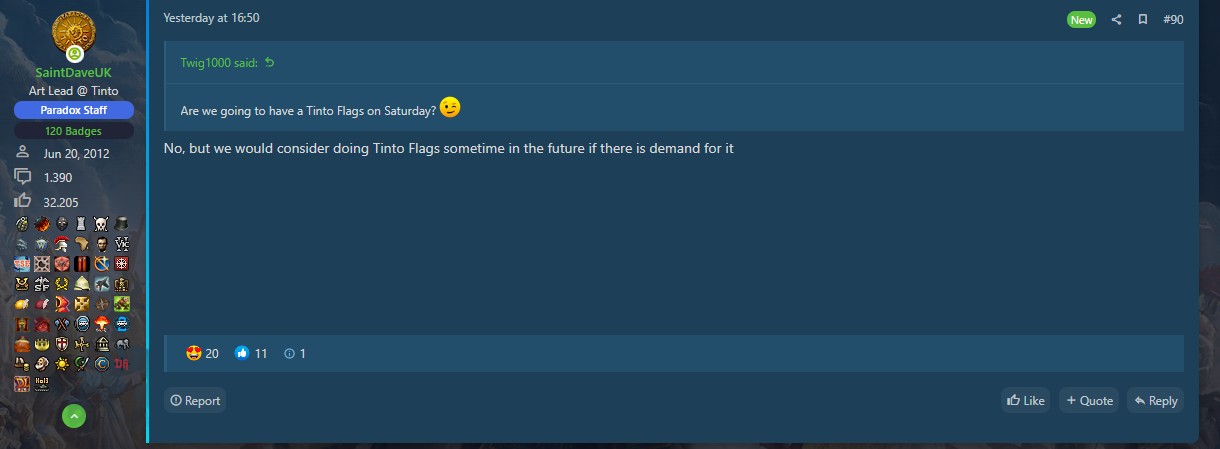 Can we have a "Tinto Flags"? (Please) | Paradox Interactive Forums