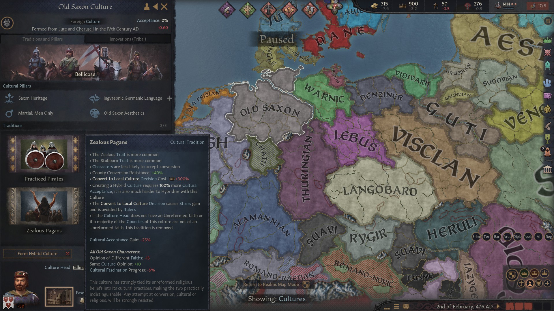 [MOD] When the World Stopped Making Sense - A Migrational Era Mod for CK3 - 476-700 AD | Page 28 ...
