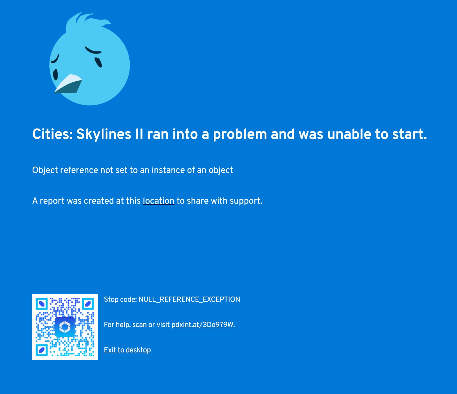 Needs Info - NullReferenceException: Object reference not set to an instance of an object ...