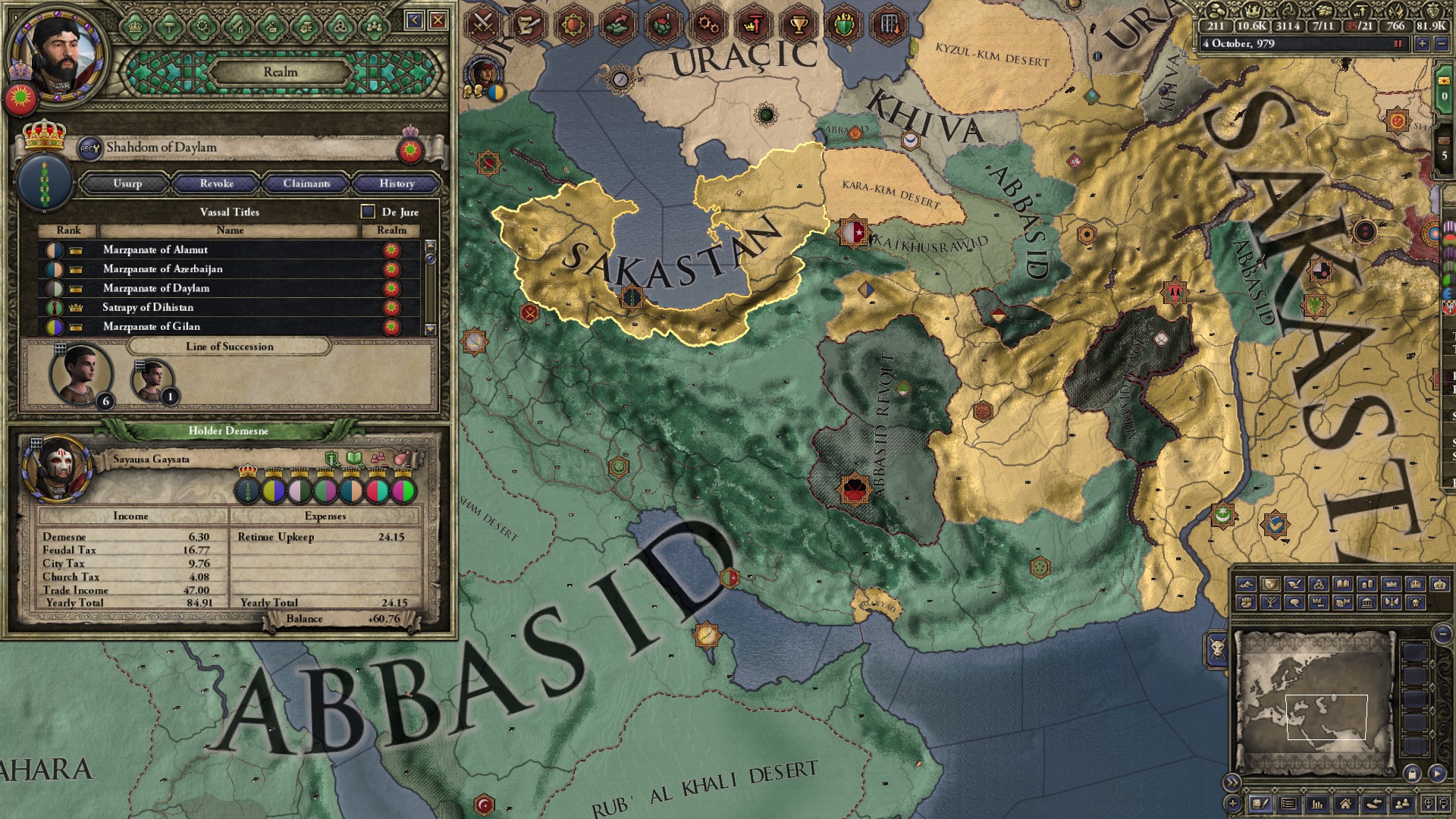 Sakastan (White Hun / Zunist Religion Reformation) | Paradox ...