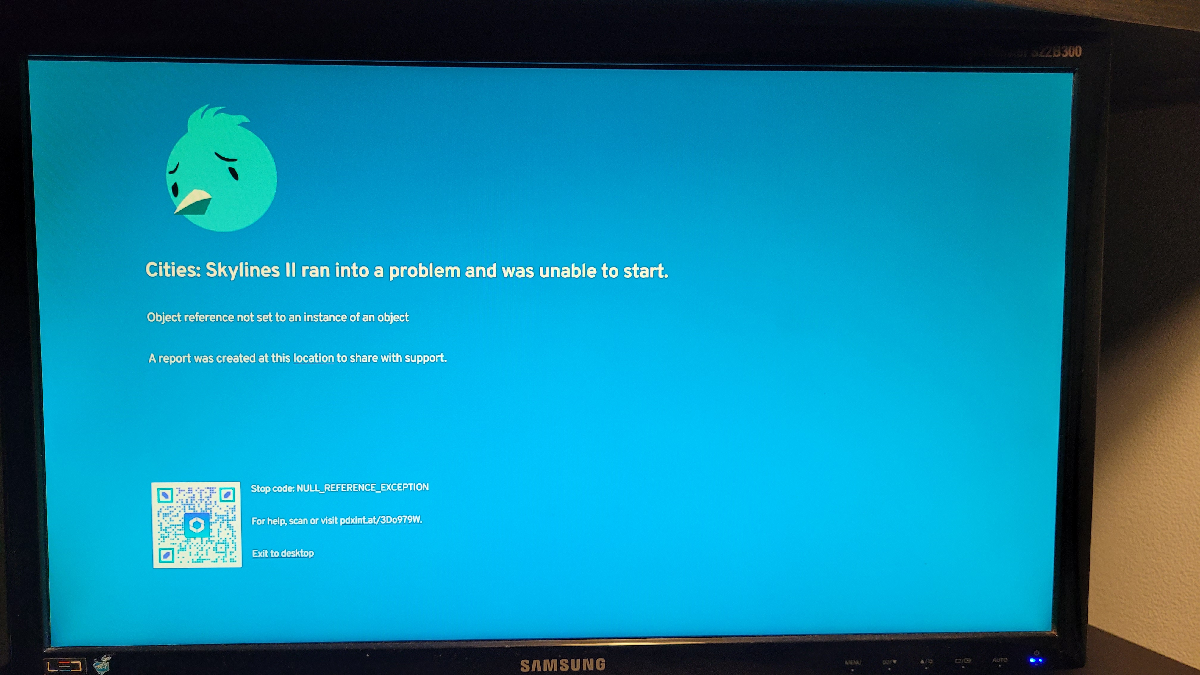 The game blue screens my PC before reaching the main menu. This happens ...