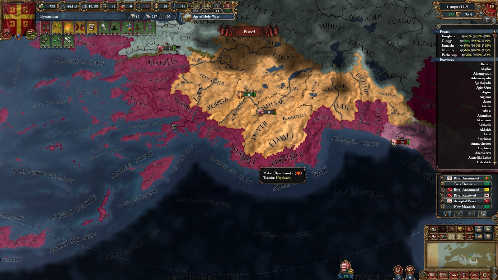 A Rhōmaîoi Story: 1054-1871 in Voltaire's Nightmare | Paradox ...