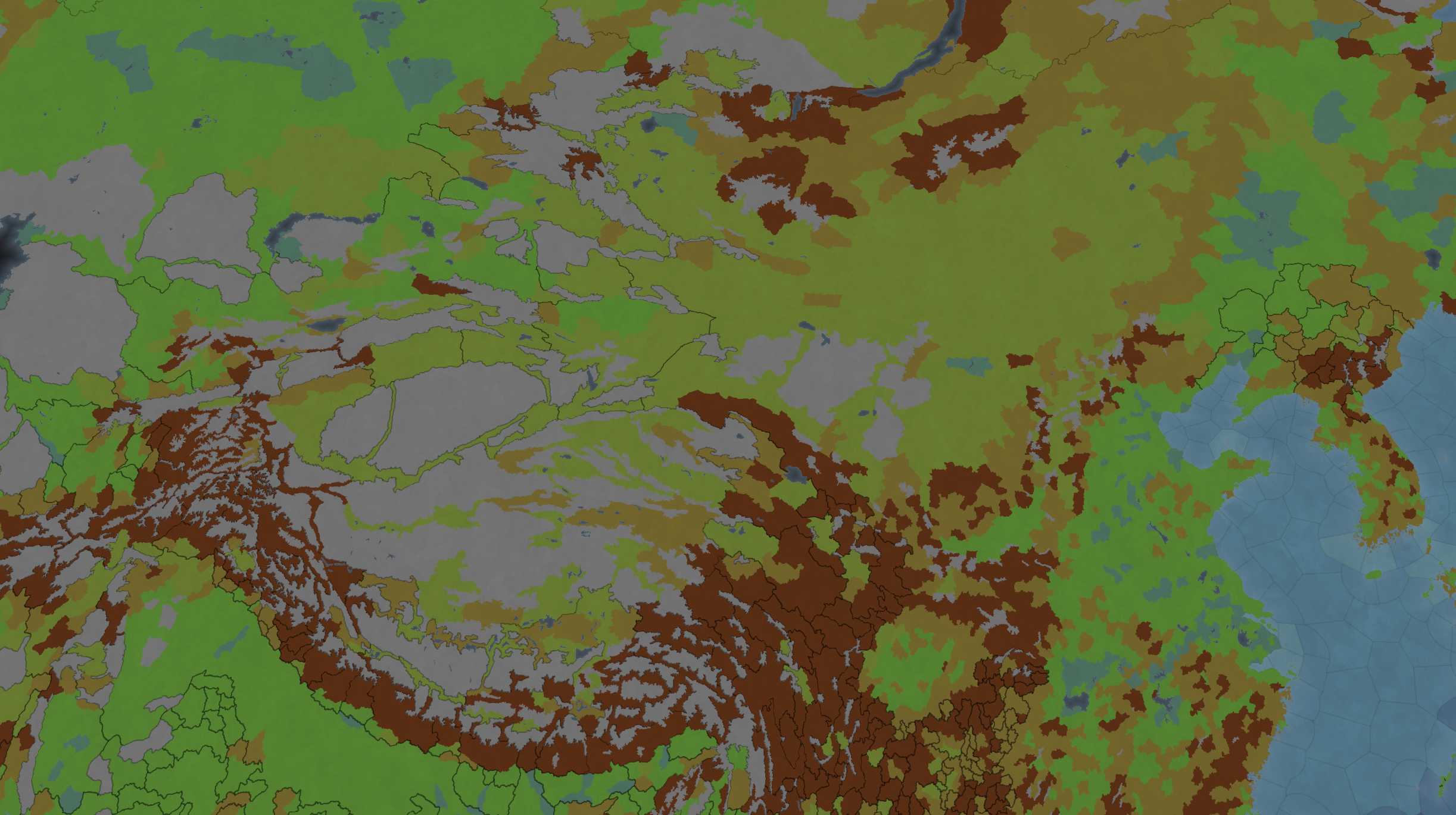 Tinto Maps #21 Chagatai & Tibet, #22 Mongolia, Manchuria & Eastern ...
