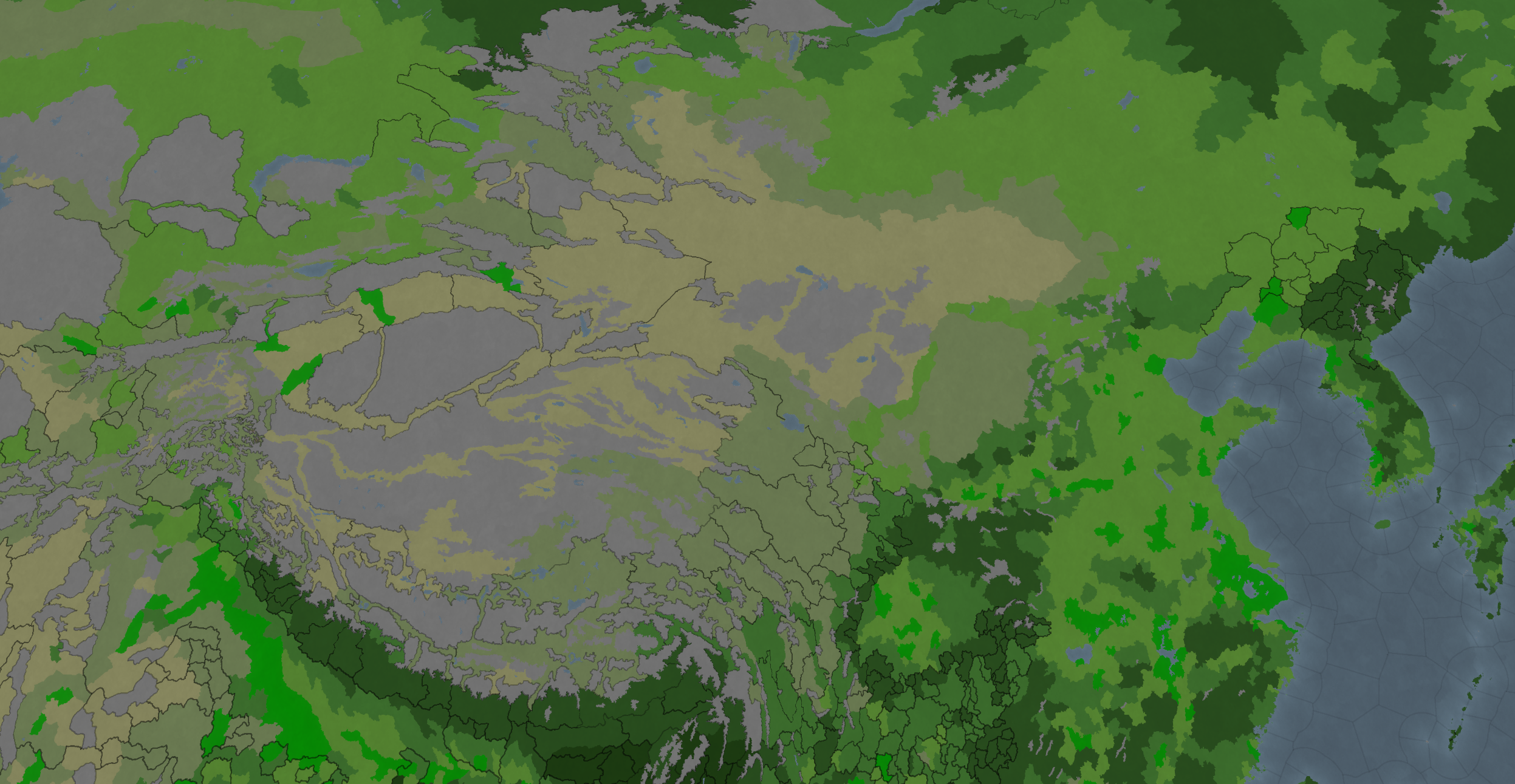 Tinto Maps #21 Chagatai & Tibet, #22 Mongolia, Manchuria & Eastern ...