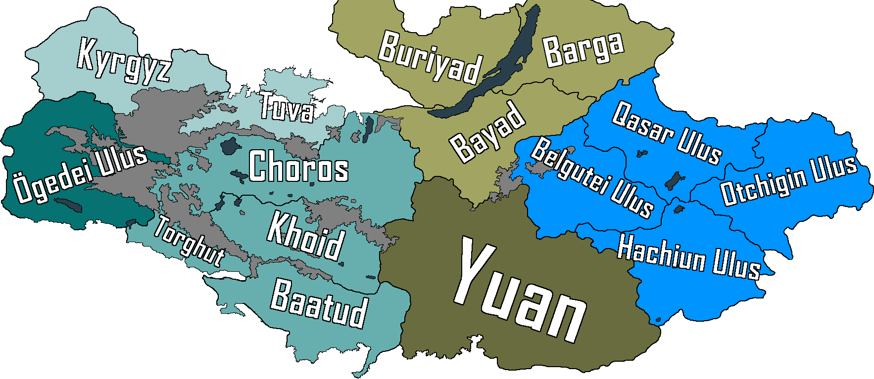 Tinto Maps #21 Chagatai & Tibet, #22 Mongolia, Manchuria & Eastern ...