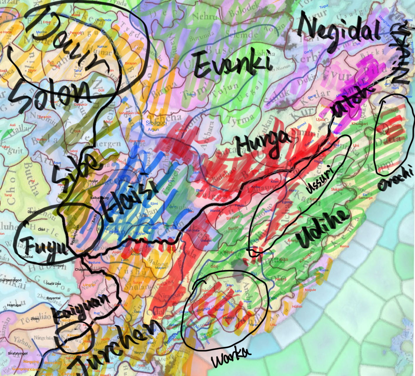 Tinto Maps #21 Chagatai & Tibet, #22 Mongolia, Manchuria & Eastern ...