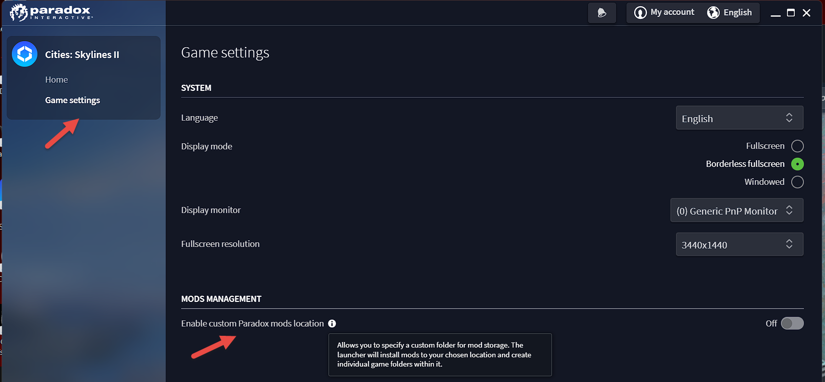 Really like the new Game Launcher setting. | Paradox Interactive Forums