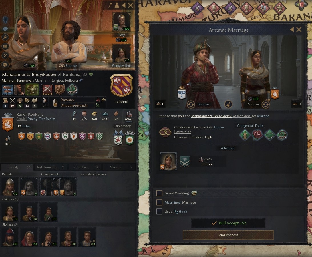 TIL that landed rulers can be secondary spouses of each other | Paradox ...