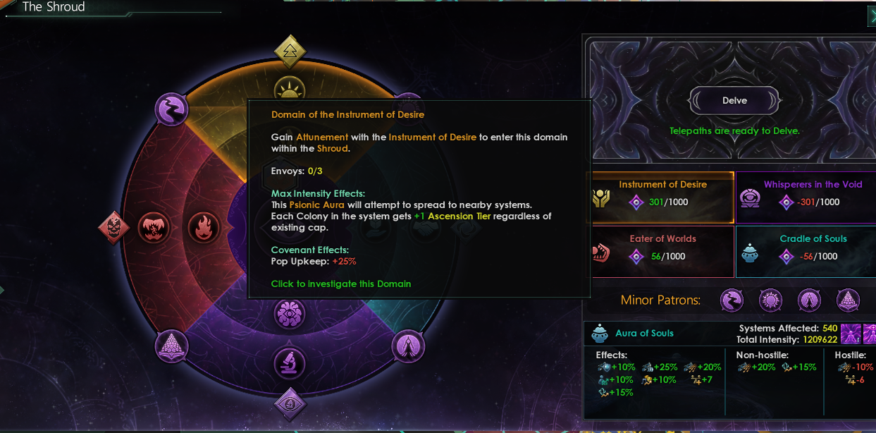 Instrument of Desires Psionic Aura No Longer Present after maxing out ...