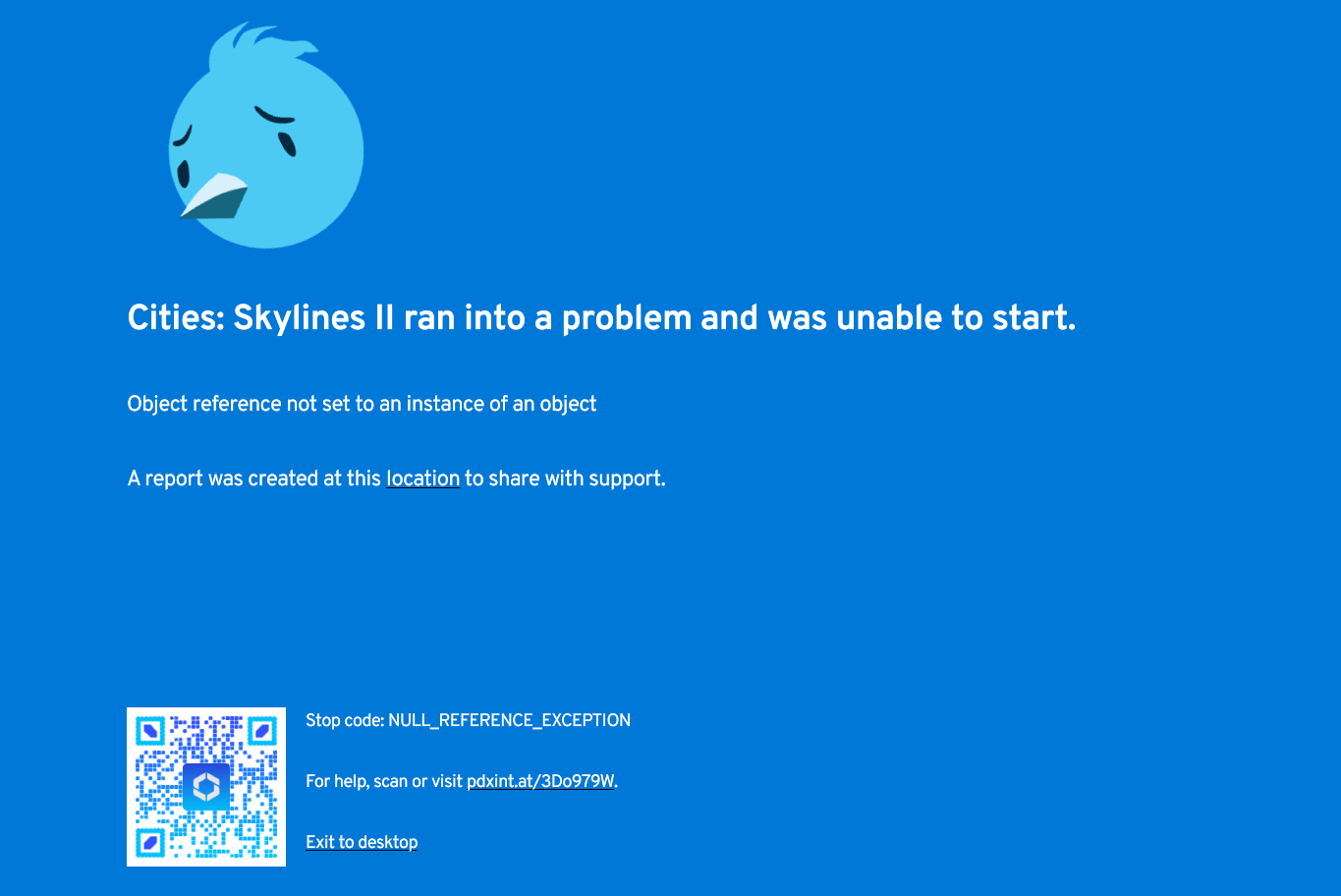 Game opens fine but when I get to the "press any button to start ...