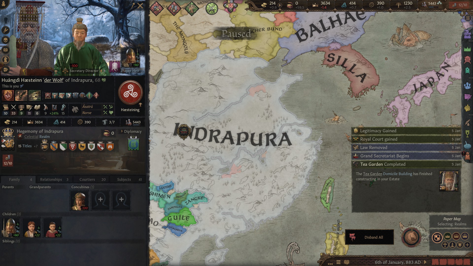 The fact haesteinn himself is able to become the emperor of china in ...