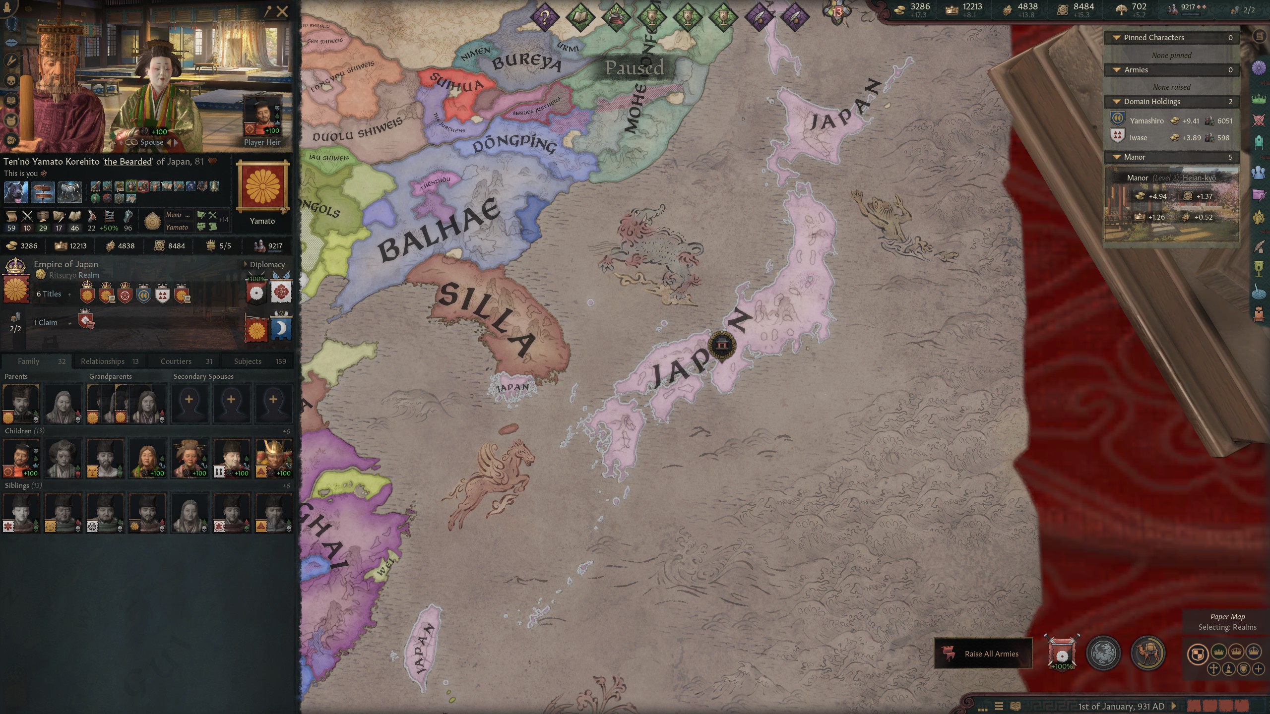 Confirmed - Succession of the Japanese Emperor bugs out if he holds both the title of Empire of ...